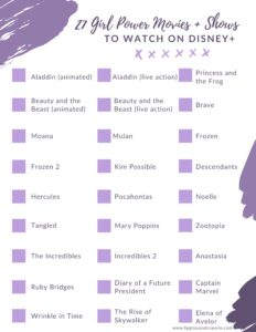 27 Girl Power Movies and Shows on Disney Plus - Lipgloss and Crayons