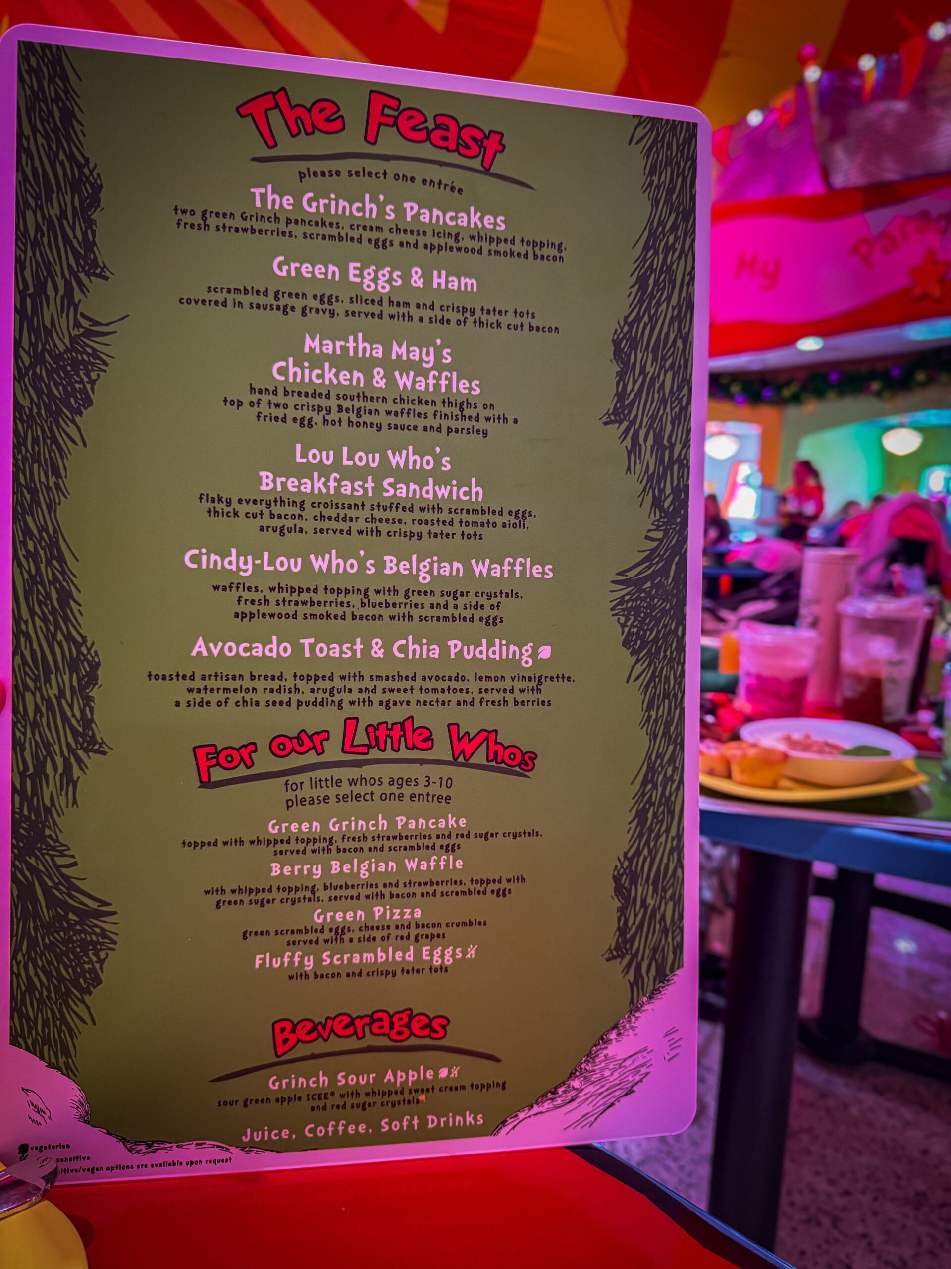 universal grinch character breakfast : is it worth it? - Lipgloss and ...